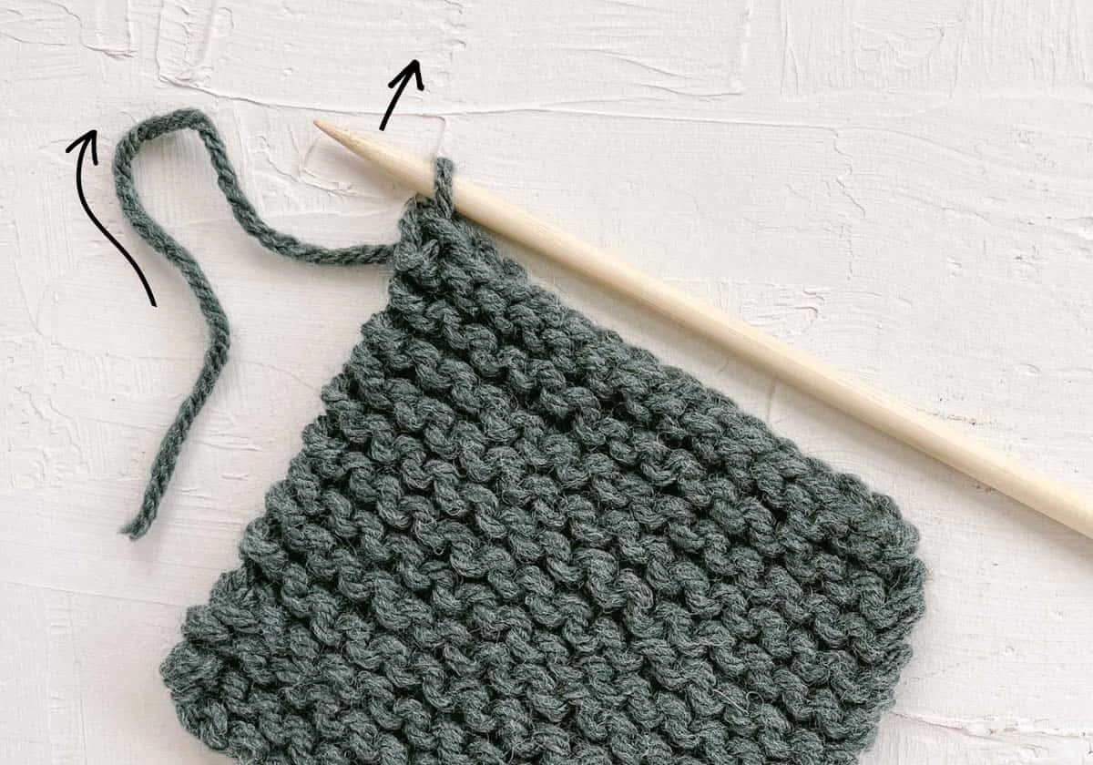 How to Bind Off (Cast Off) In Knitting Beginner Tutorial