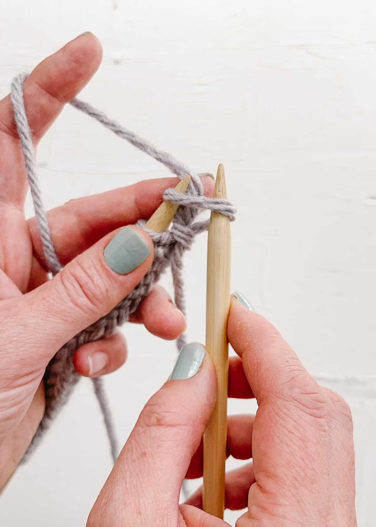 How to Knit the Knit Stitch For Beginners + Fix Mistakes