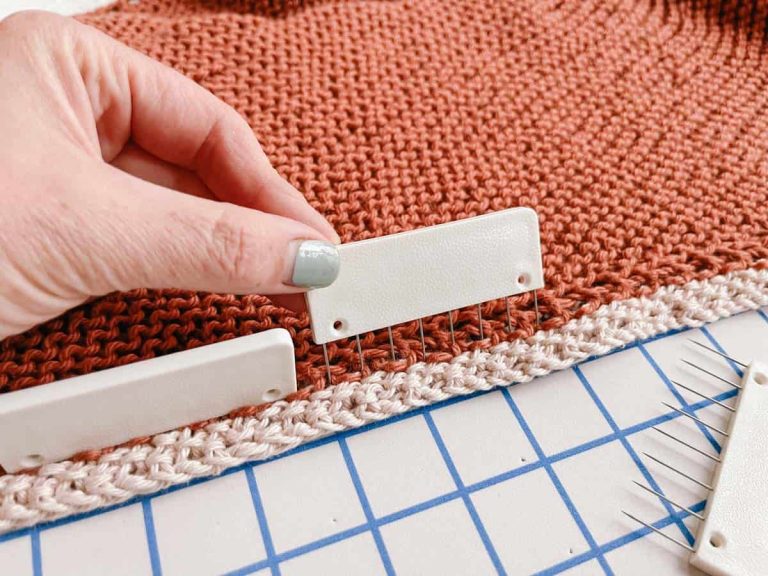 Beginner's Guide: How To Block Your Knitting