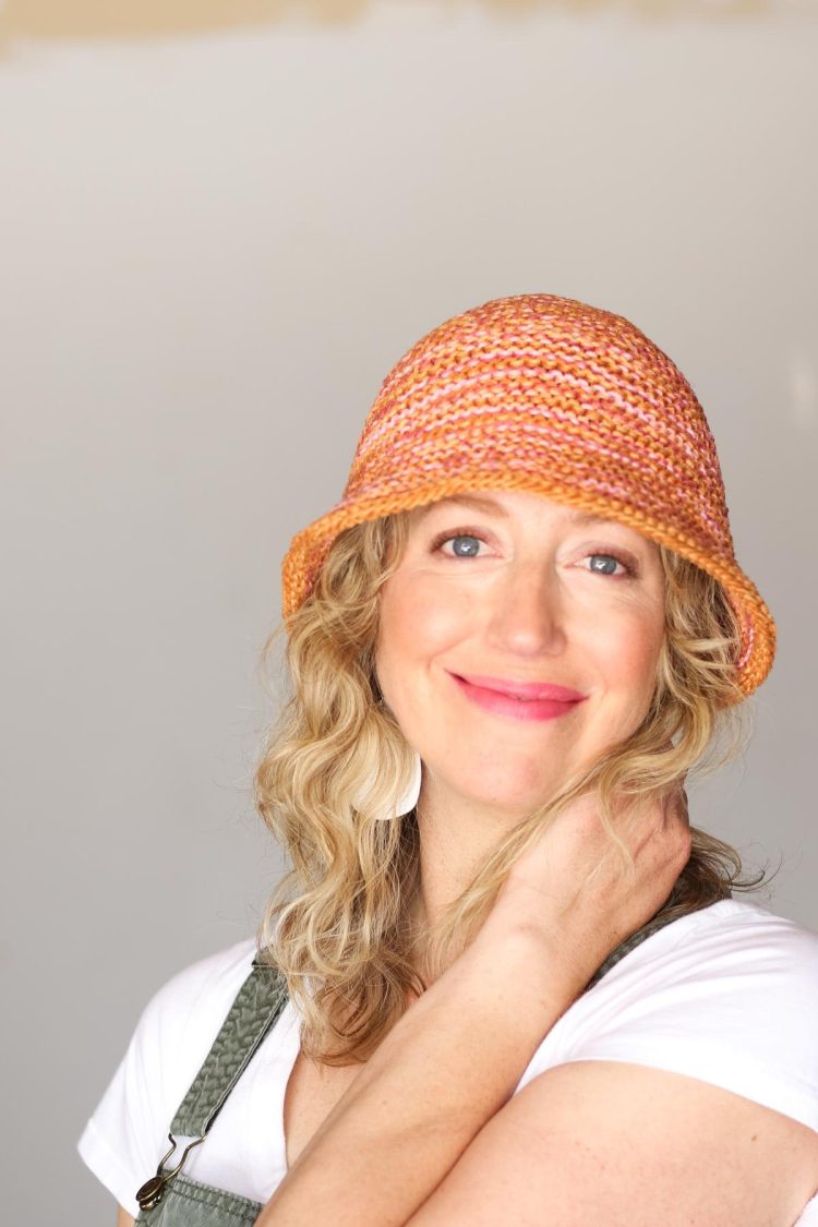 Free + Easy Bucket Hat Knitting Pattern