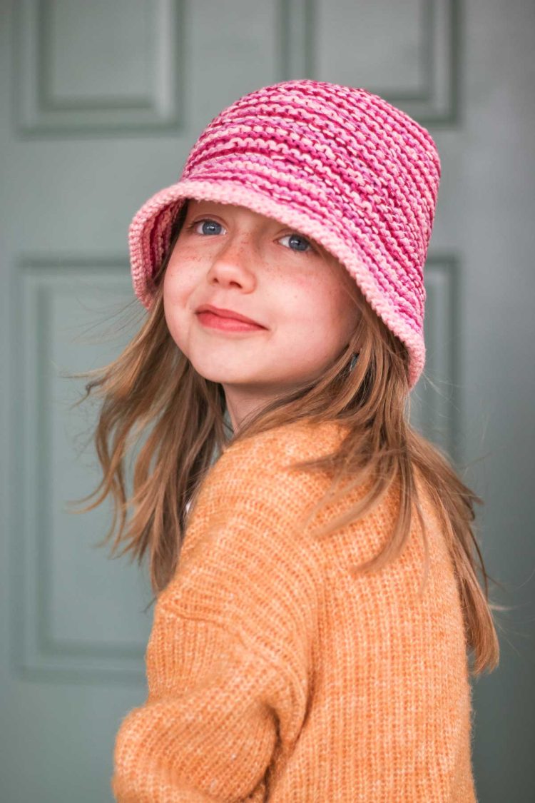 Free + Easy Bucket Hat Knitting Pattern