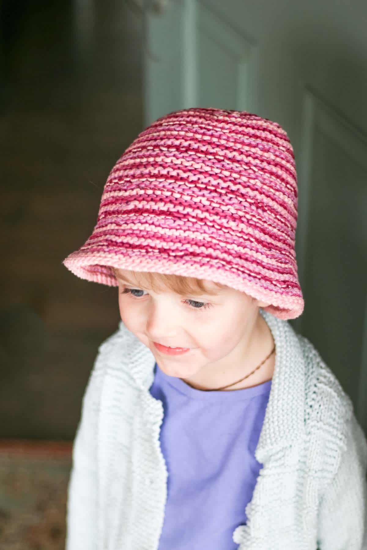 Free + Easy Bucket Hat Knitting Pattern