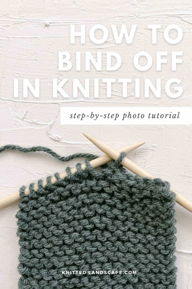 How to Bind Off (Cast Off) In Knitting Beginner Tutorial